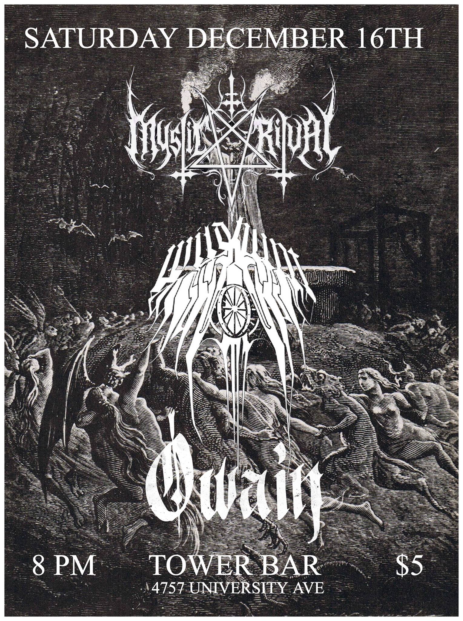 MYSTIC RITUAL, OWAIN, WILD HUNT – The Tower Bar