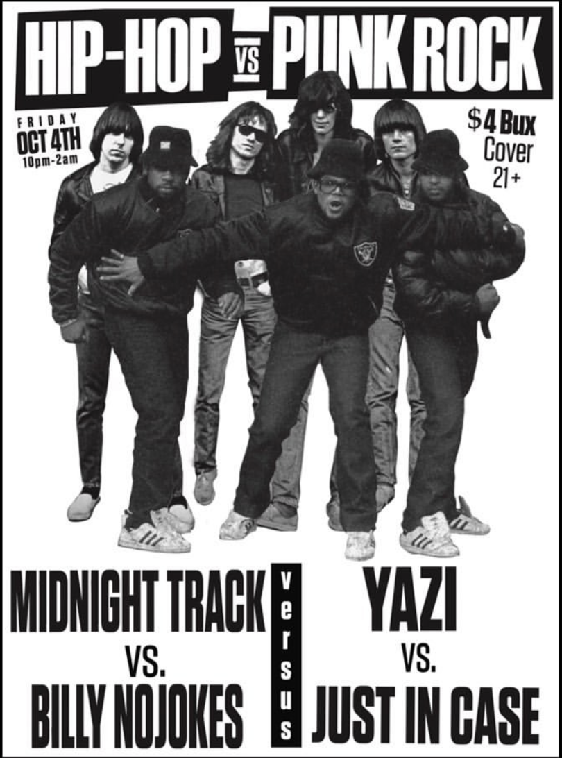Hip Hop vs Punk Rock – Midnight Track, Billy Nojokes, Yazi, Just In ...