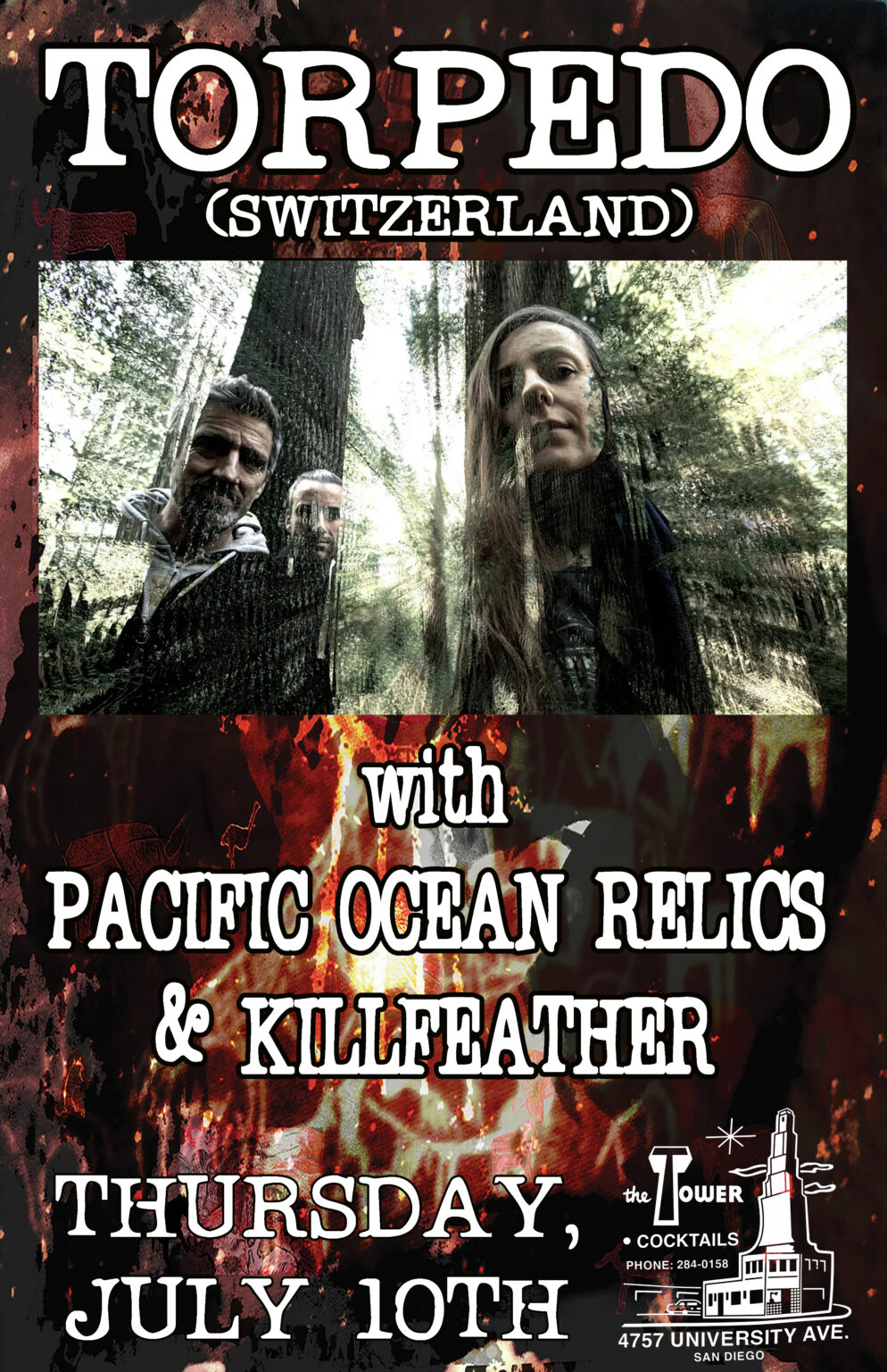 Torpedo, Killfeather, POR – The Tower Bar